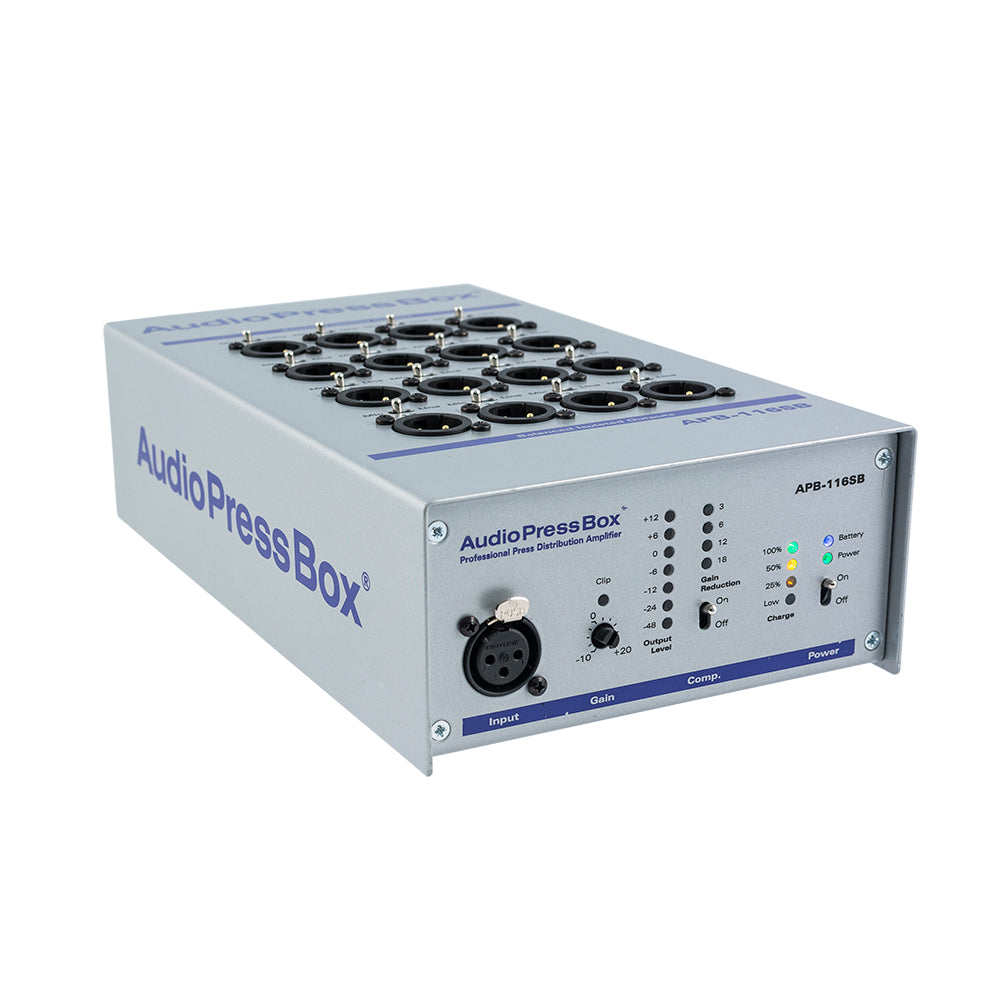 APB-116 SB - Active, Portable, 1x Input, 16 Outputs | AudioPressBox