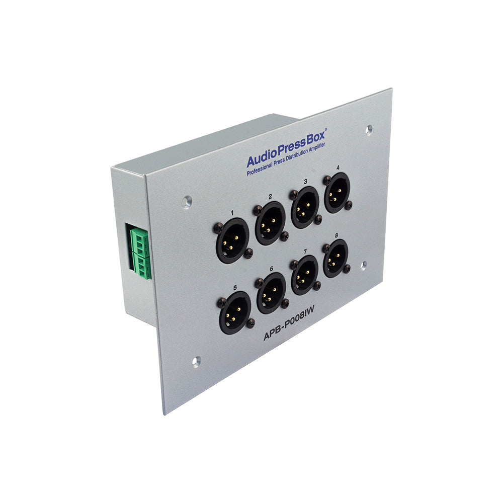 APB-P008 IW-EX - Passive, in wall, 1 Input, 8 Outputs | AudioPressBox