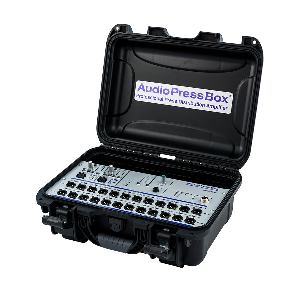 APB-224 C - Active, portable, 2x Input, 24 Outputs | AudioPressBox