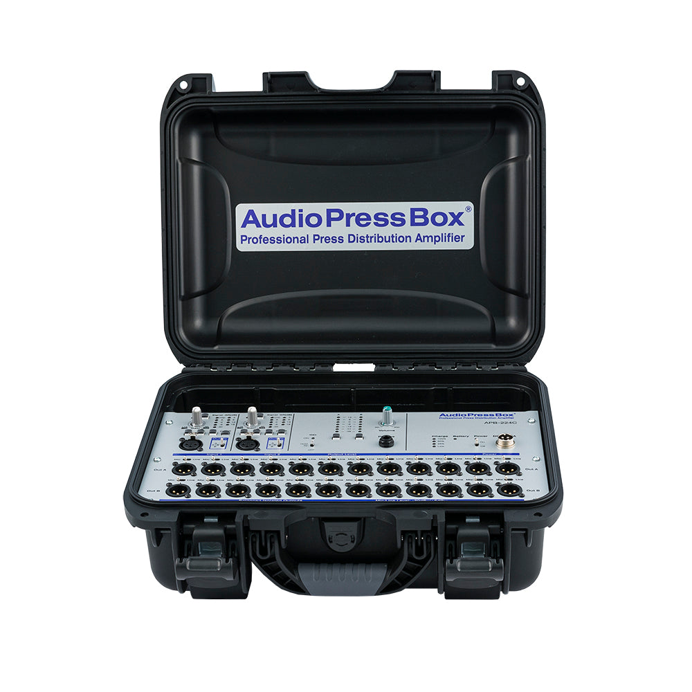 APB-224 C - Active, portable, 2x Input, 24 Outputs | AudioPressBox